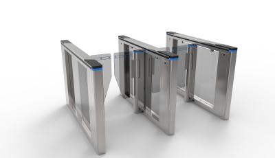 China Anti Collision Swing Barrier Gate 304 Stainless Steel Stable 1.5mm SUS304 Material for sale