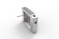 China Pedestrian Waist Height Access Control Turnstile Barrier Stainless Steel 1.5mm Thickness for sale