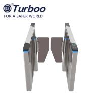 China Automatic Speed Gate Turnstile High Security RFID Card Reader 100-240V With Brushless Servo Motor for sale