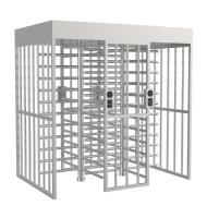 China Newly Design Stainless Steel 24V Dual Lanes Full Height Turnstile for sale