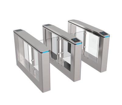 China Brushless Motor 14 Pairs Swing Barrier Gate 600mm Width for sale