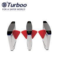 China Wide Pass 900mm Retractable Pedestrian Barrier Gate With Red Soft Leather Baffles for sale