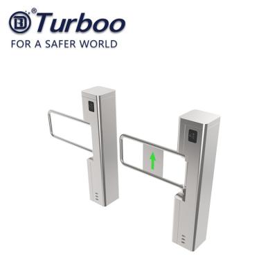 China Access Control Entrance Swing Gate Automatic Mechanical Swing Barrier Gate For Supermarket for sale