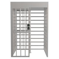 China Newly Design Stainless Steel 24V Dual Lanes Full Height Turnstile for sale