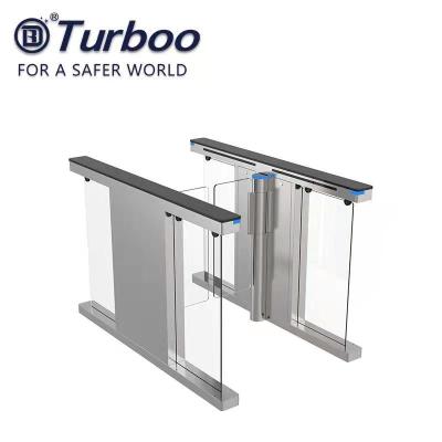 China Transparent Acrylic Speed Gate Turnstile Access Control System for sale