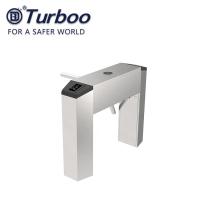 China Semi Automatic 3 Arm Turnstile Tripod Barrier Gate Waist Height 304 Stainless Steel Arm for sale