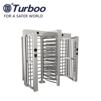 China Dual Lane Rotating Full Height Turnstile Access Control Security Systems With RFID Function for sale