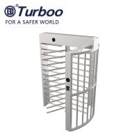 China Pedestrian Full Height Turnstile High Revolving Door Running Stably Without Noise for sale