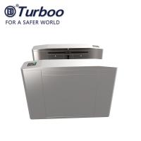 China 1.5mm stainless steel  high integrated  speed flap barrier gate  5 pairs of infrared sensors for sale