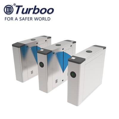 China Convenient Entrance Barrier Systems Flap Turnstile Gate for sale