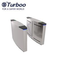 China Electroplated Security Scanner Stainless Steel Swing Gate 24V Driving Voltage for sale