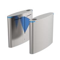China RFID Reader Access Control Flap Barrier Turnstile , 220V Barrier Gate Security Gate For Building for sale