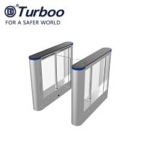 China Servo Brushless Motor Flap Barrier Turnstile , Electronic Turnstile Gates 24V 500W for sale