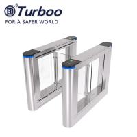 China Stable Office Security Gates / Optical Barrier Turnstiles RFID Card Reader for sale