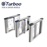 China Double Swing Turnstile Gate / Stainless Steel office building Turnstile For Transit Fare Collection for sale