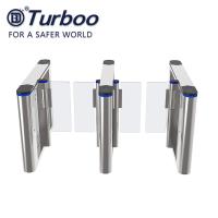 China Double Swing Turnstile Gate / Stainless Steel office building Turnstile For Transit Fare Collection for sale