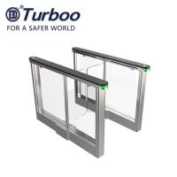 China 900mm Width RS485 Optical Swing turnstile For Hotels Gyms wit Brushless Control System for sale