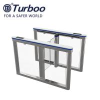 China Brush Motor Stainless Steel Turnstiles High Class Swing Gate 1.5mm SUS304 Material for sale