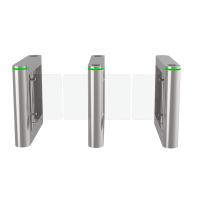 China Fast Speed 0.2s Swing Barrier Gate Dry Contact With Rfid Card Reader for sale