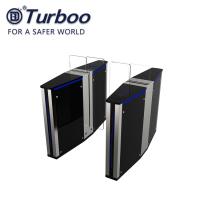China High-end Tempered Glass Sheet SUS304 Automatic Sliding Barrier Gate Turnstile For Pedestrian Safety Control for sale