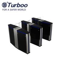 China New bi-direction security turnstyle automatic glass sliding gate for Office building with 550mm width for sale
