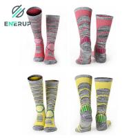 China Merino Padded Skateboard Socks Unisex Knee High Roller Skating Socks for sale