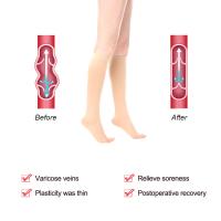 China Open Toe Medical Compression Socks 30 Mmhg Support Hose For Pregnancy for sale