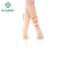China Black Anti Embolism Compression Stockings Thigh High 20 30 Mmhg for sale