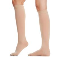 China Sustainable Medical Compression Socks 20 To 30 Mmhg Thigh High Support Hose for sale
