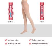 China 30mmhg Support Compression Pantyhose Medical Compression Socks Panty Hose for sale