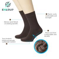 China Customized Crew Merino Wool Socks Thick size 47 Heavy Duty Work Socks for sale