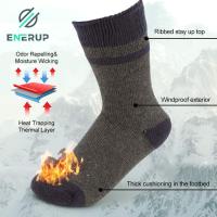 China 93% Acrylic Mens Merino Wool Socks Anti Odor 39-41 Size Breathable for sale