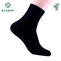 China Enerup 80% Bamboo Cotton Socks Men'S Reinforced Heel Socks for sale