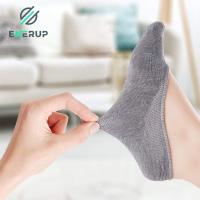 China Cushioned Bamboo Cotton Socks 28% Polyester Men Invisible Socks for sale