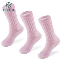 China Enerup Antibacterial Childrens Merino Wool Socks S M L Size Blue for sale