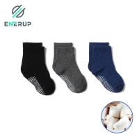 China Solid Toddler Grip Socks Childrens Seamless Socks NON SKID for sale