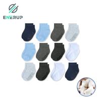 China Cute Newborn Baby Cotton Socks Enerup Childrens Seamless Socks for sale