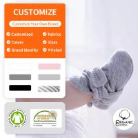 China Organic Cotton Newborn Baby Sock Shoes Breathable Sustainable for sale