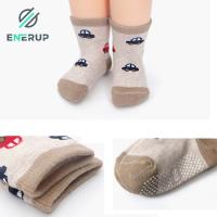 China Kids Cushioned Crew Socks Enerup Childrens Seamless Socks for sale