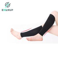 China Varicose Calf Strain Compression Sleeve 15mmHg-20mmHg Calf Support Socks for sale
