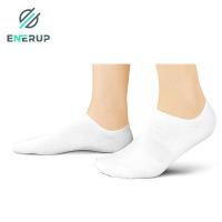 China Compression Breathable Copper No Show Socks With Silicone Heel Grip for sale