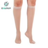 China Medium Support Knee Highs 20mmHg Womens Compression Stockings for sale