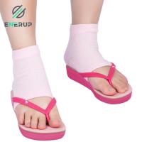 China Hygroscopic Moisturizing Silicone Gel Heel Socks Silicone Gel Lined Socks for sale