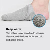 China Diabetic socks solid bamboo diabetes socks fashion men women antibacterial Non binding ankle socks for sale