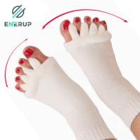 China 90% Cotton Five Finger Toe Socks 5 Toe Foot Alignment Socks for sale