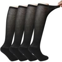 China Breathable Long Loose Fit Diabetic Socks Bamboo 90% S M L Size for sale