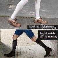 China Warm Loose Fit Diabetic Socks Bamboo Diabetic Knee High Stockings for sale