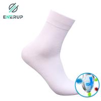 China Copper Foot Moisturizing Socks Grey Gel Socks For Cracked Feet for sale