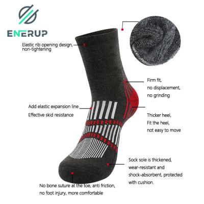 China Winter 50% Merino Wool Hiking Socks Womens Merino Walking Socks for sale