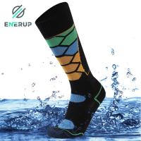 China 32% Polyester Waterproof Running Socks High Quality Sublimated Athletic Socks for sale